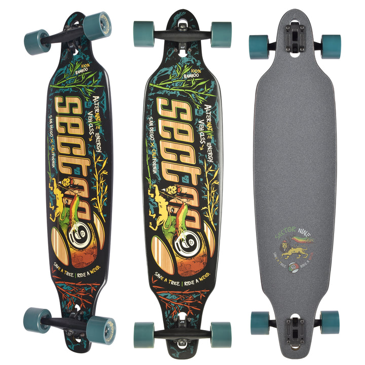 Bamboo Longboard Skateboards | Sector 9