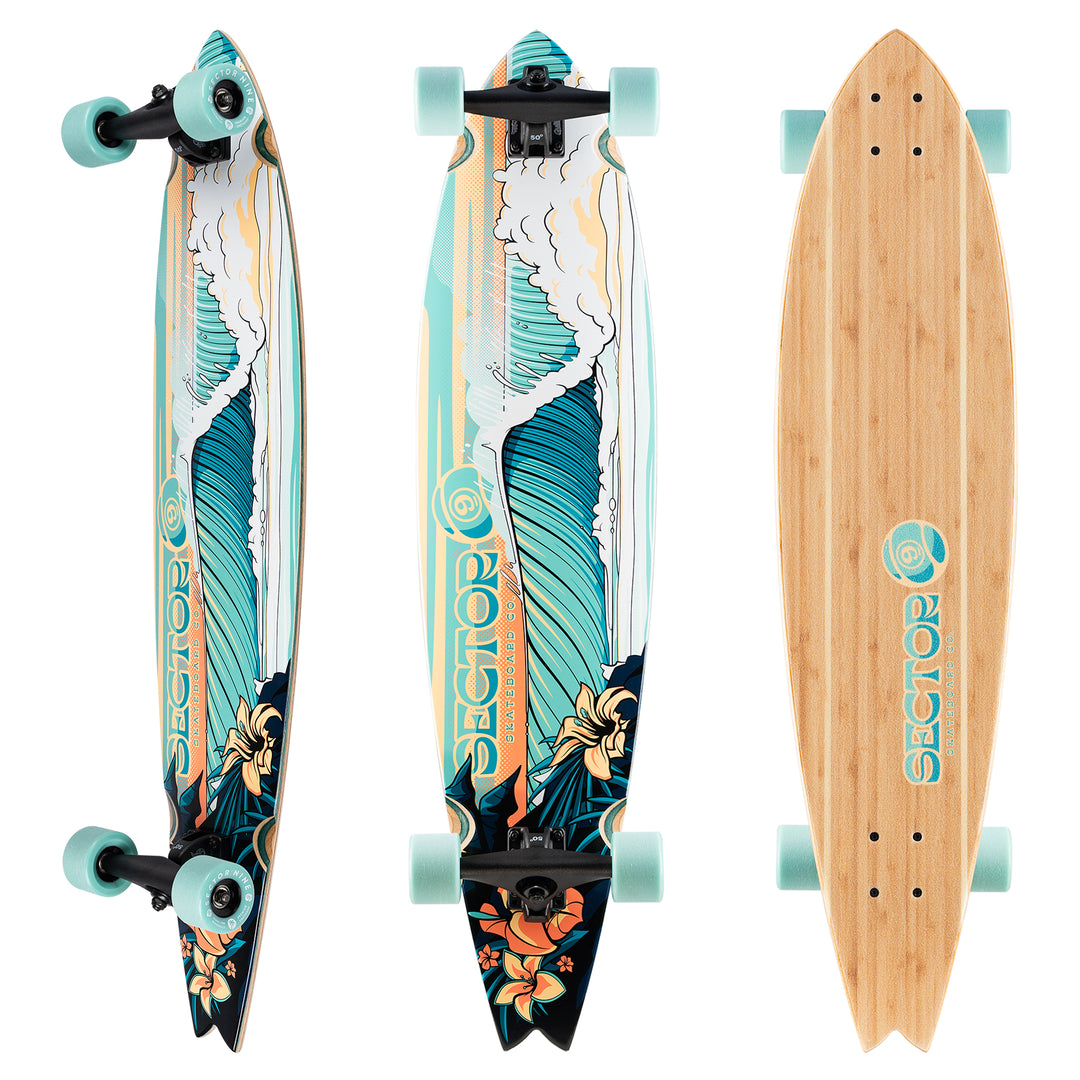 Bamboo Longboard Skateboards | Sector 9